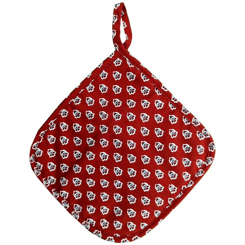 Manique de cuisine Rouge, motif de Provence Bonis